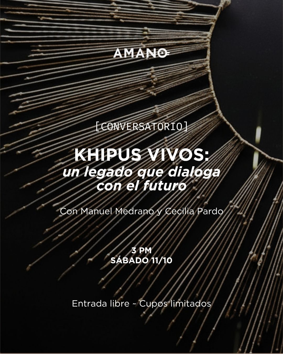 KHIPUS VIVOS - EntradaLibre